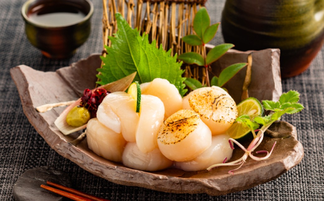 24-120 北海道オホーツク海産ホタテ玉冷バラエティサイズ(1kg)｜ 訳