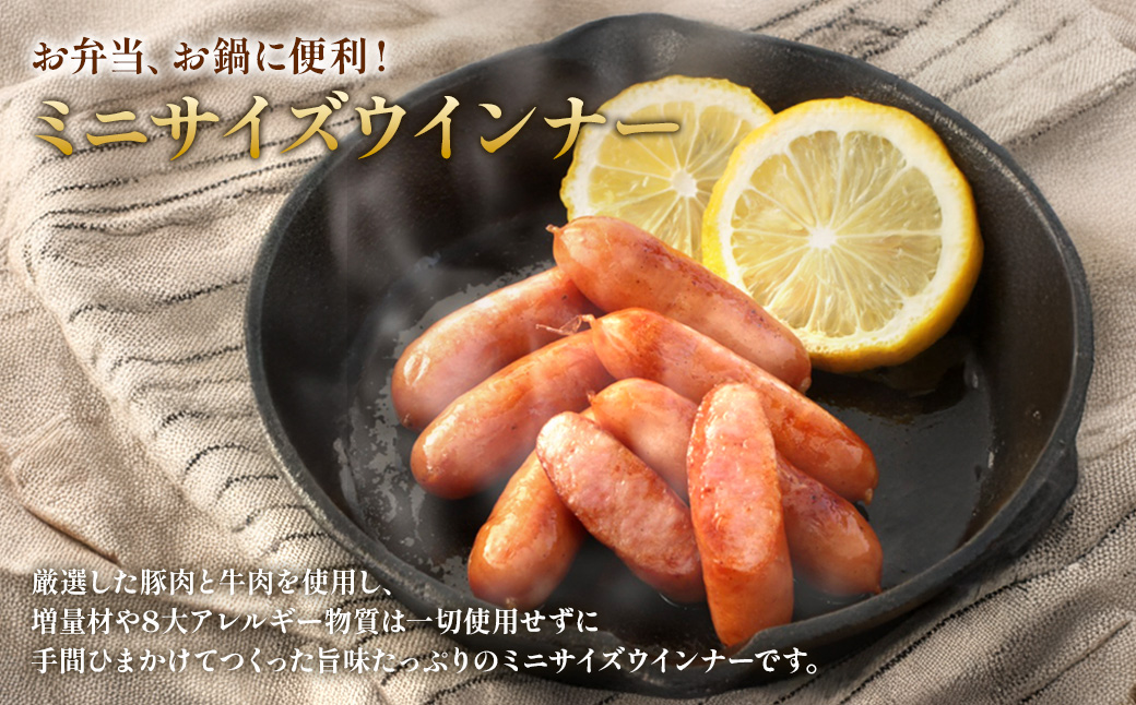 えびの高原 ミニサイズ ウインナー 80g×6パック 合計 480g 豚肉 牛肉 人気 おかず お弁当 おつまみ 総菜 冷蔵 加工品 焼肉 ギフト 九州 宮崎県 えびの市 送料無料|JAL ...